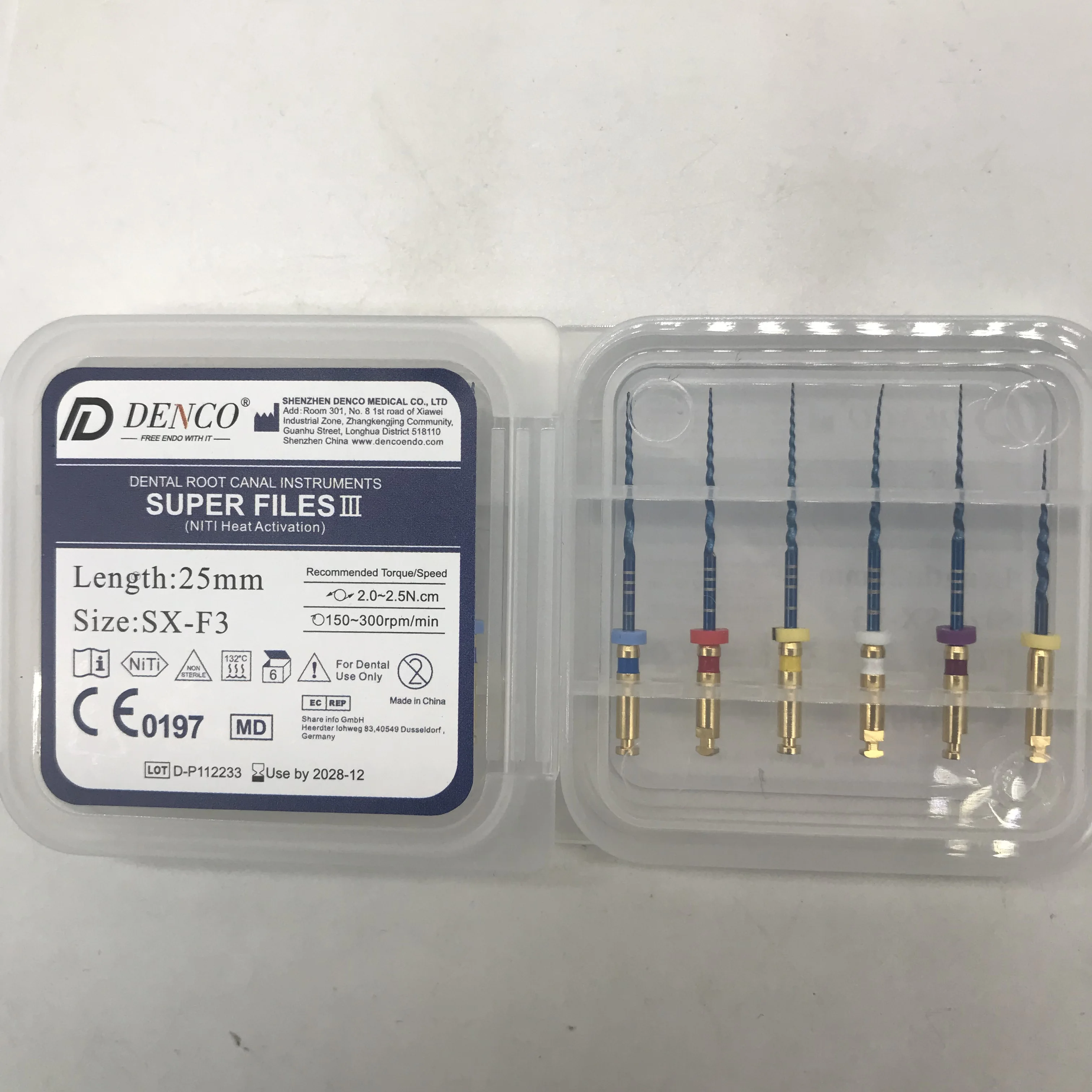 Denco-Super-Files-III-Niti-Heat-Activation-Blue-Length-25mm-SX-F3 ...