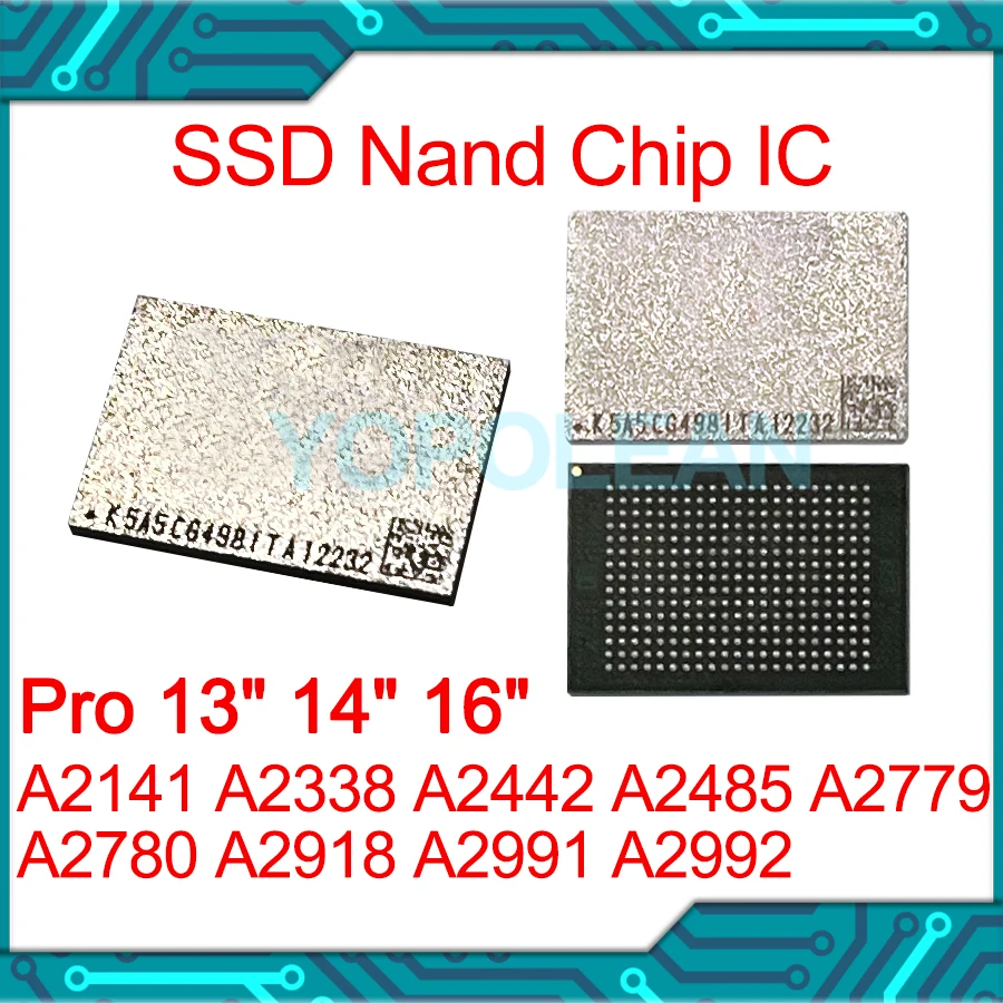 SSD NAND For Macbook Pro A2141 A2338 A2442 A2485 A2779 A2780 A2918 ...