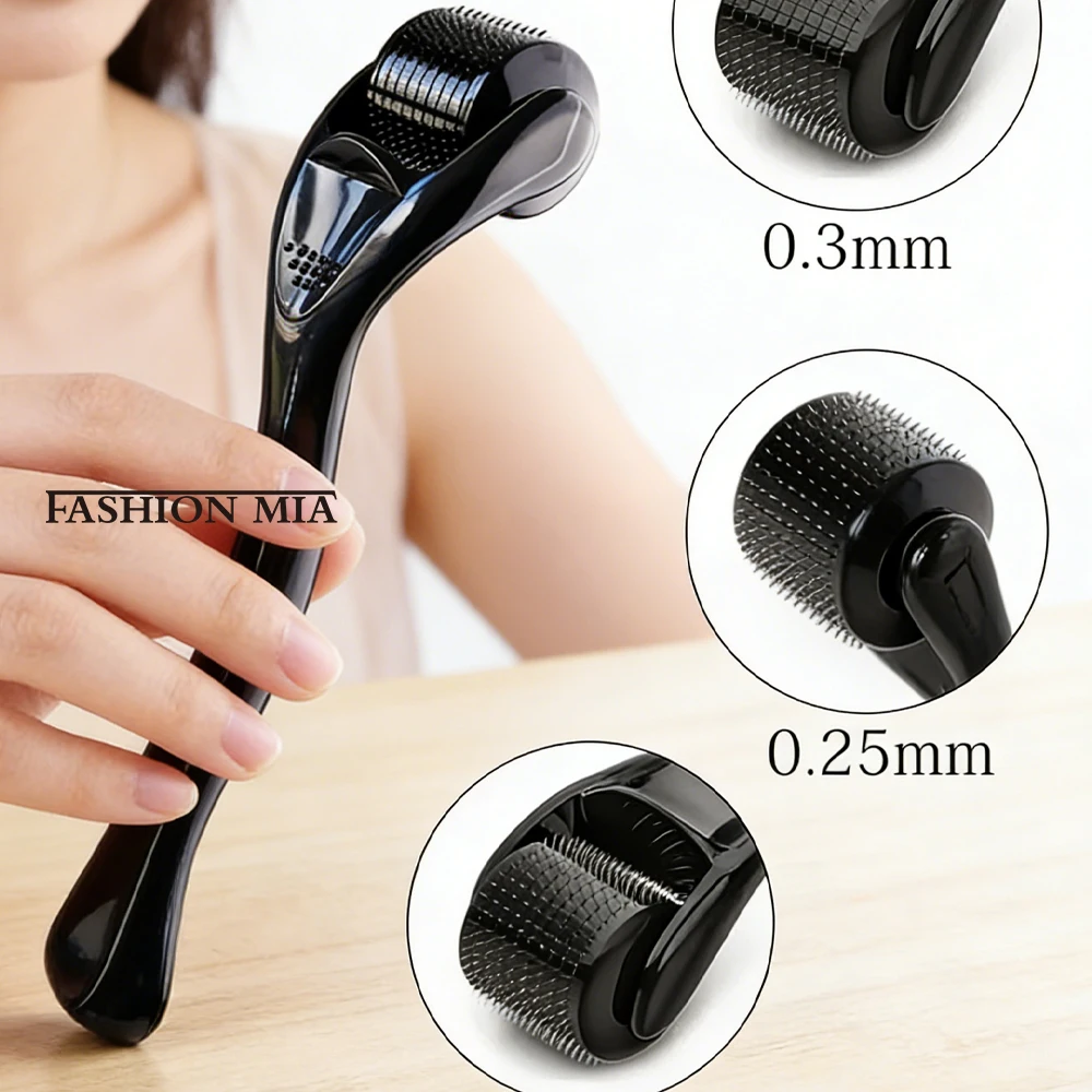 Professional 540 Derma Roller For Skin Care Beard Growth Hair Growth 0. ...