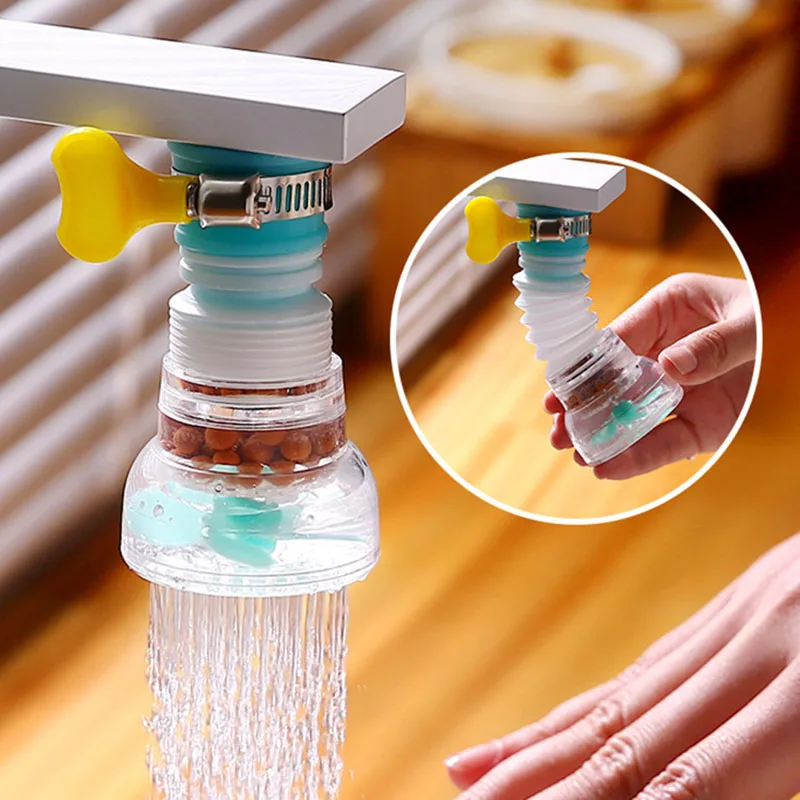 360 Rotation Faucet Kitchen Household Shower Tap Water Universal ...
