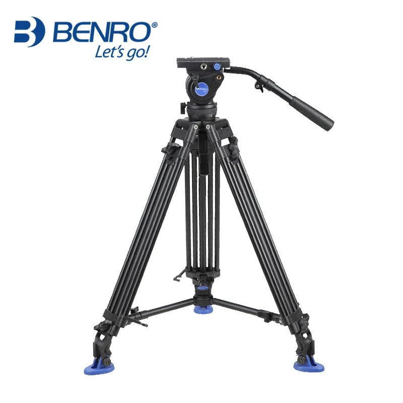 Benro-BV4-BV6-BV8-BV10-Video-Tripod-Auminium-Camera-Tripods-BV4H-BV6H ...