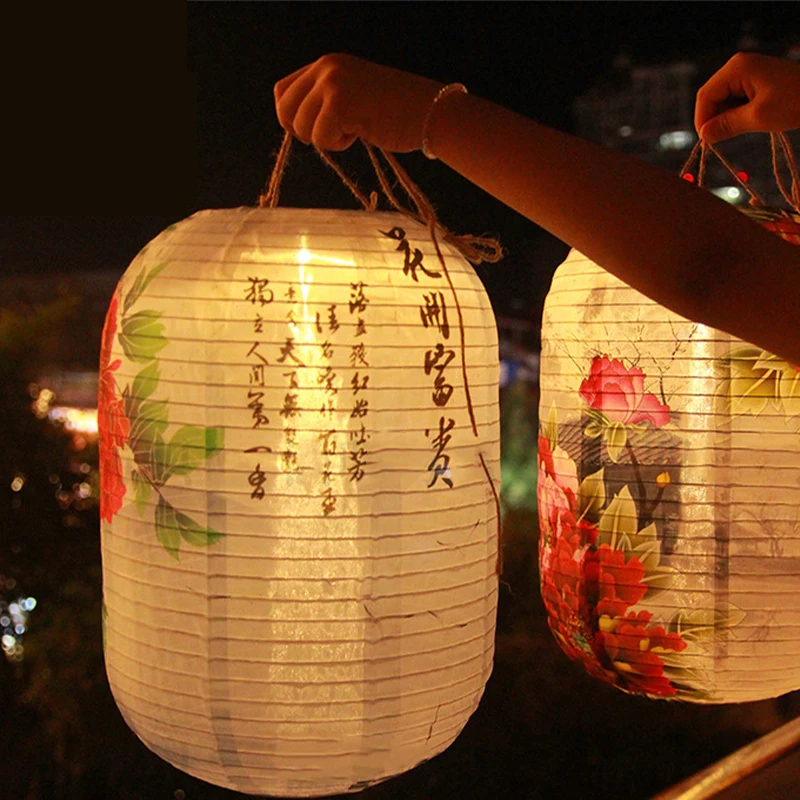 Waterproof-Solar-Lanterns-Led-Light-Chinese-Japanese-Style-Hanging-Lamp ...
