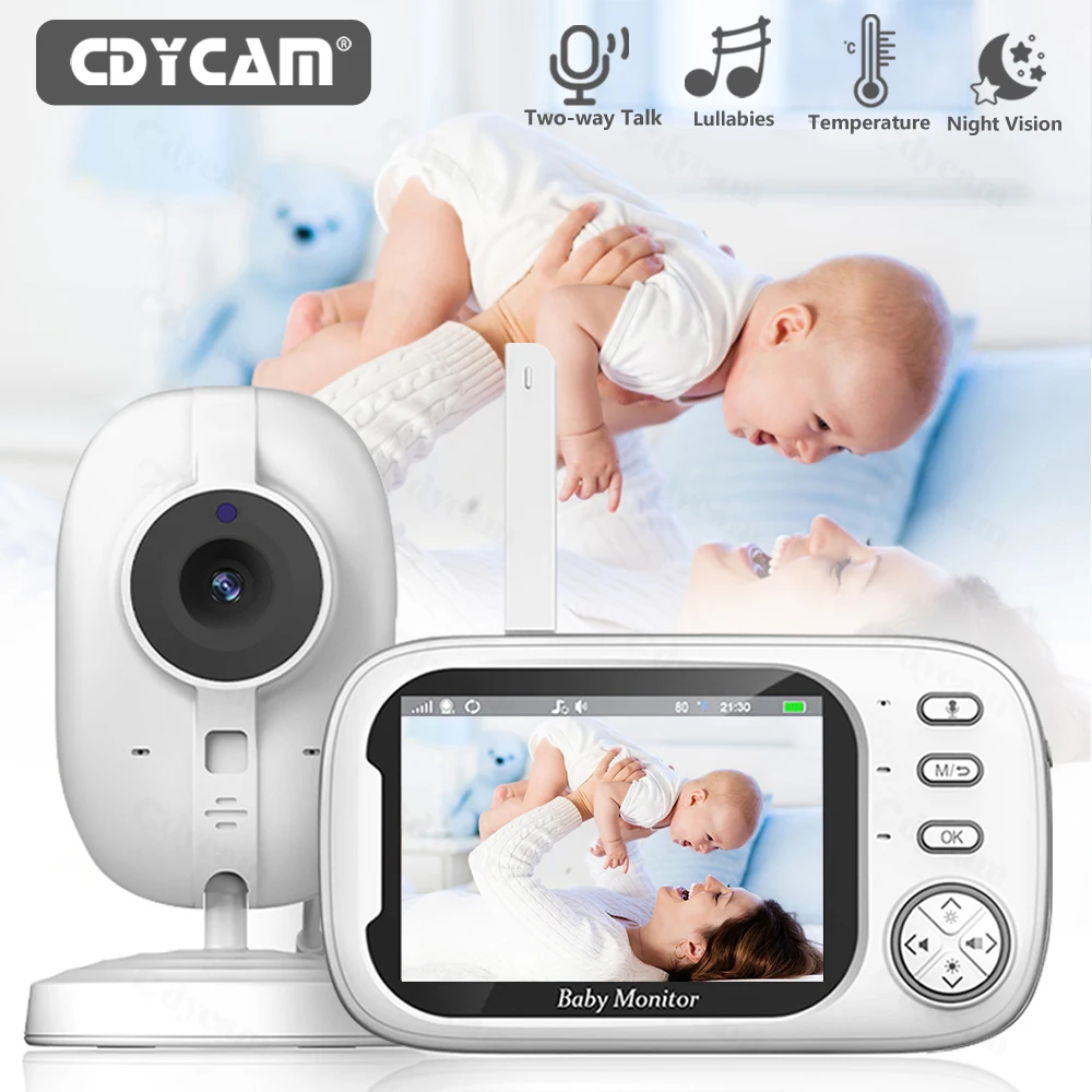 Baby-Monitor-With-Camera-3-5-inch-LCD-Electronic-Babysitter-2-Way-Audio ...