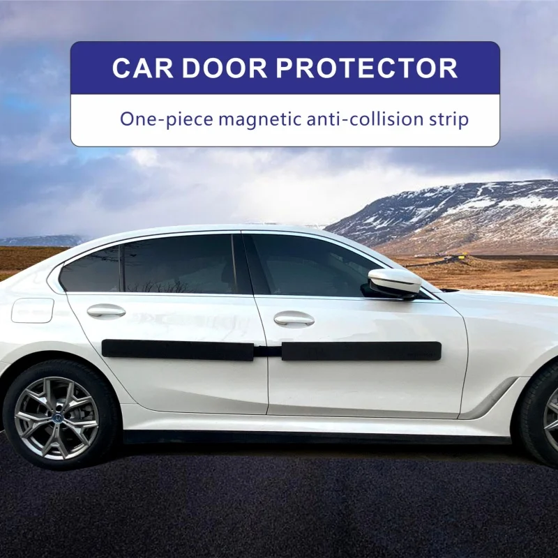 Protector-de-puerta-de-coche-de-estilo-plegable-conectado-tira-de ...