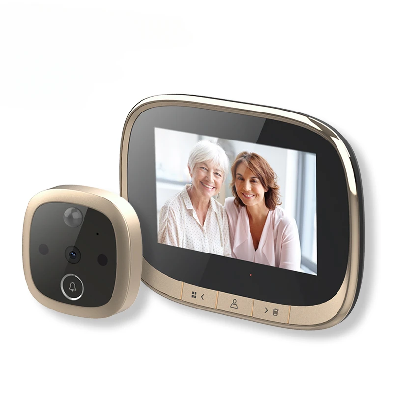 4-3-Inch-Electronic-Door-Viewer-Bell-IR-Night-Door-Camera-Photo-Video ...