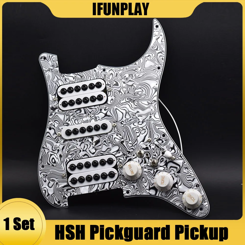 HSH-3-ply-Electric-Guitar-Pickguard-Humbucker-Pickup-with-Single-Cut ...