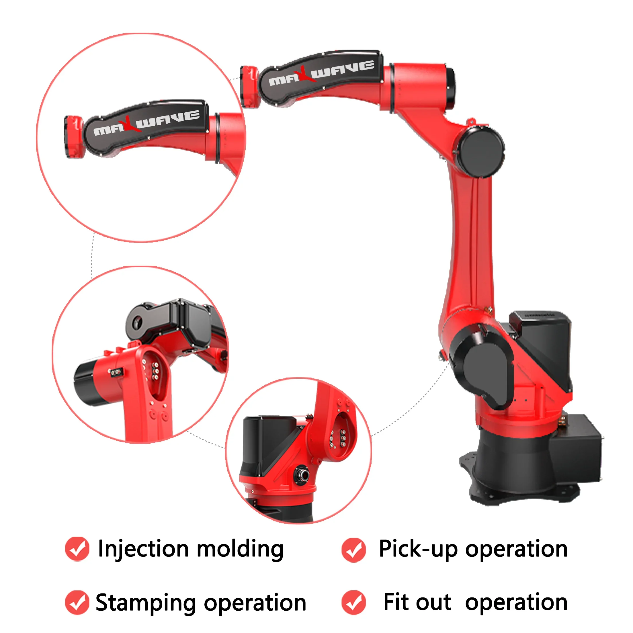 Robot-6-Axis-Arm-Long-Bearing-Capacity-Of-20kg-For-Injection-Moulds ...