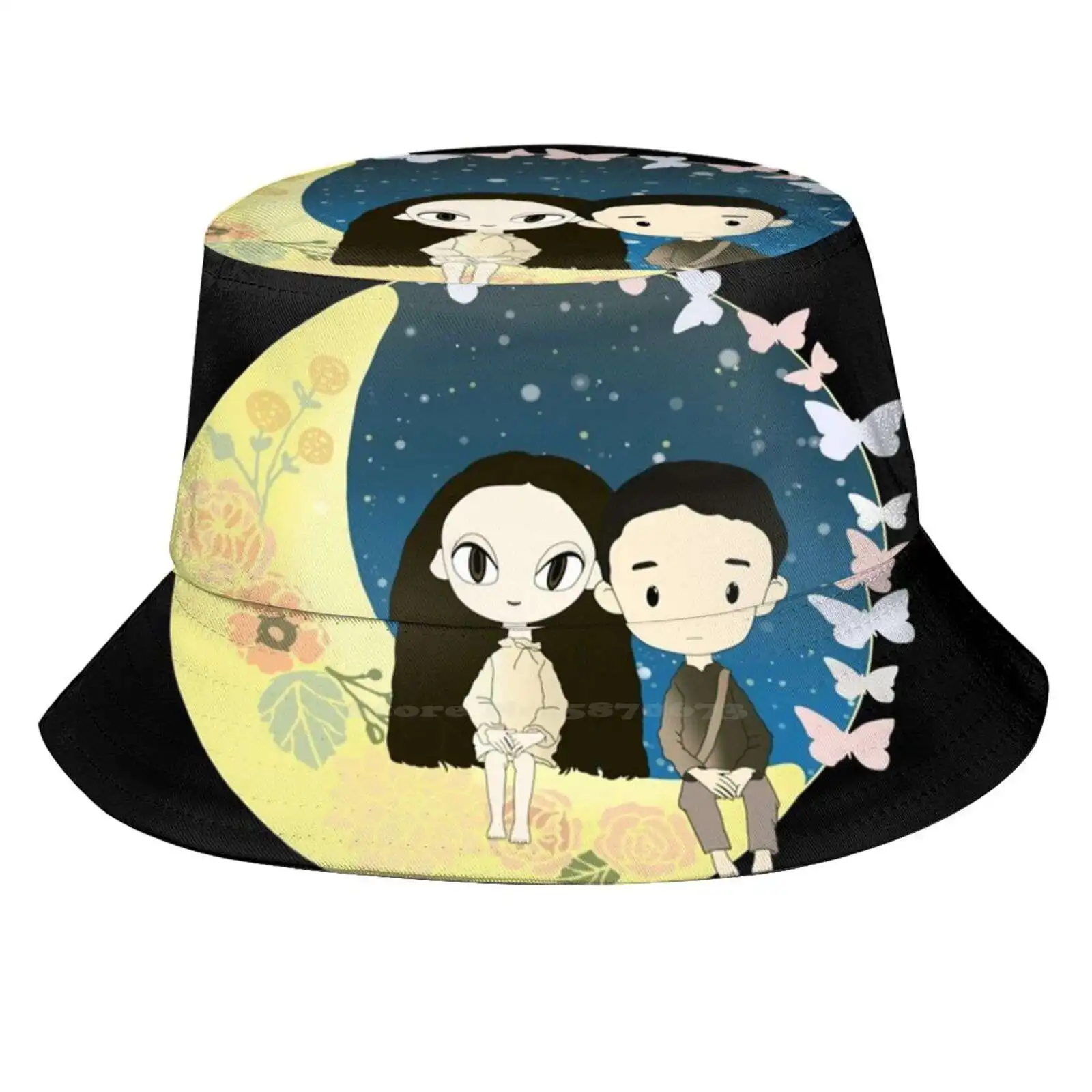 Está bien para no estar bien, gorros coreanos Kdrama, sombreros de cubo ...