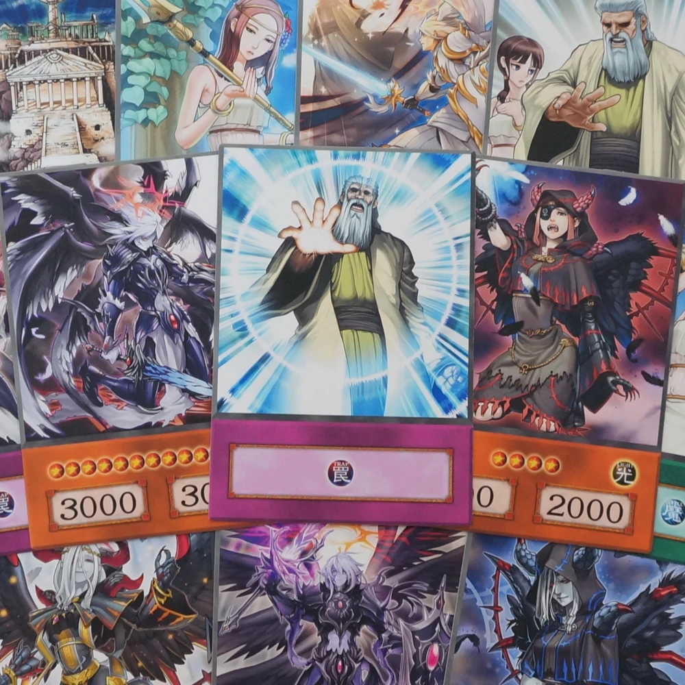 24pcs-set-YGO-Card-Story-Solemn-Condemned-Maiden-Fallen-Angels-God ...