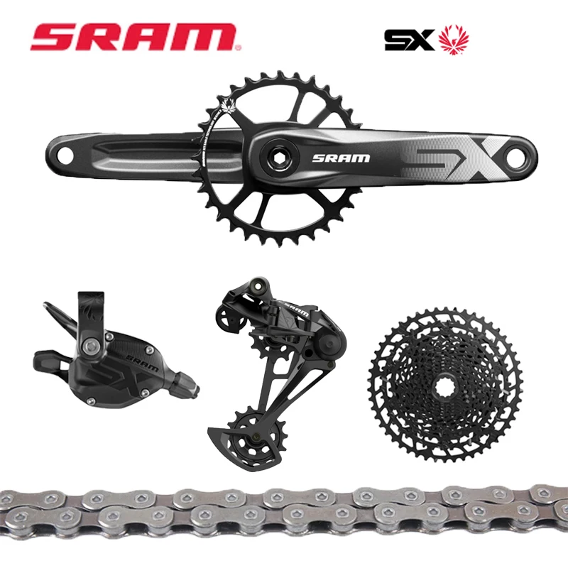 Sram Sx Eagle 12v 12-speed Mtb Groupset Pg-1210 11-50t Cassette Trigger ...