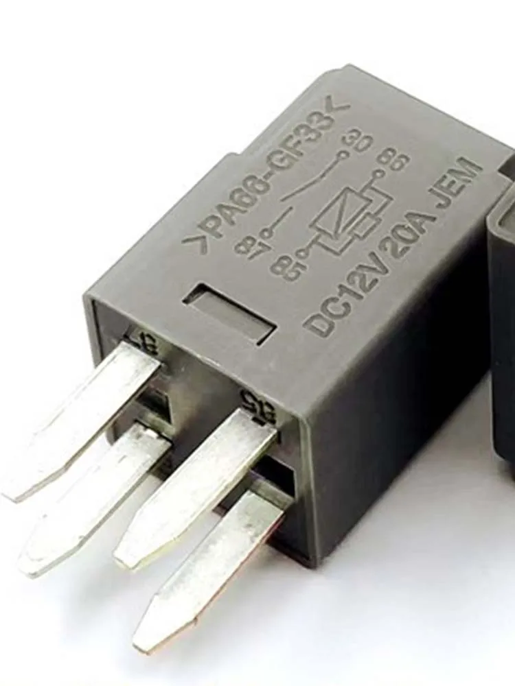 5 PCS 12V Relay PA66-GF33 93746301 DC12V 12VDC 20A 4Pins