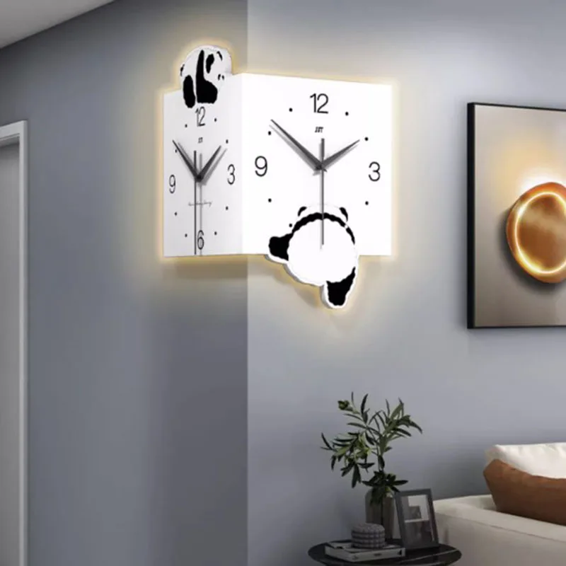 Dual-Battery-Digital-Wall-Clock-Led-Extra-Large-Nordic-Minimalist-Wall ...