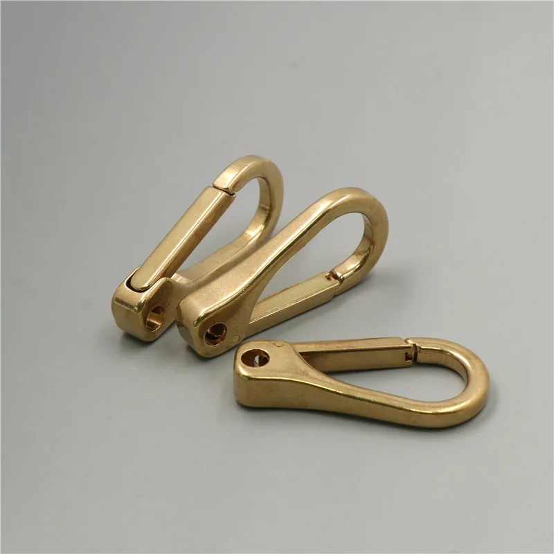 2pcs-43mm-Pure-Brass-Curtain-Clasp-Split-Key-Ring-Hook-Chain-Loop-Key ...