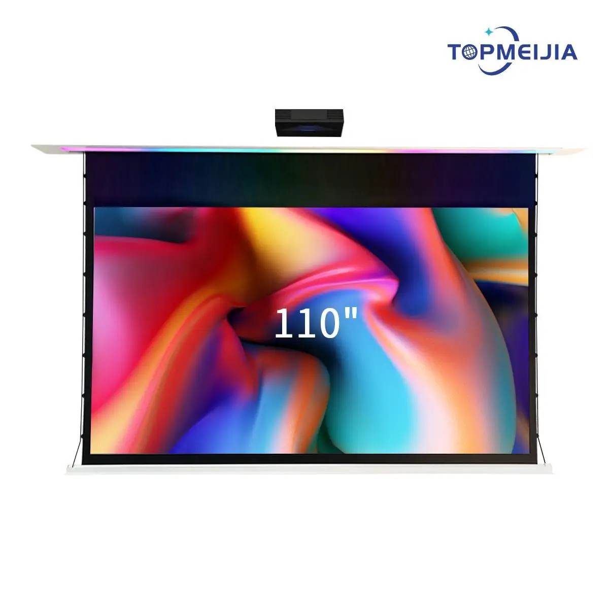 110-Inch-UST-ALR-In-Ceiling-Motorized-Projector-Screen-Tab-Tension ...
