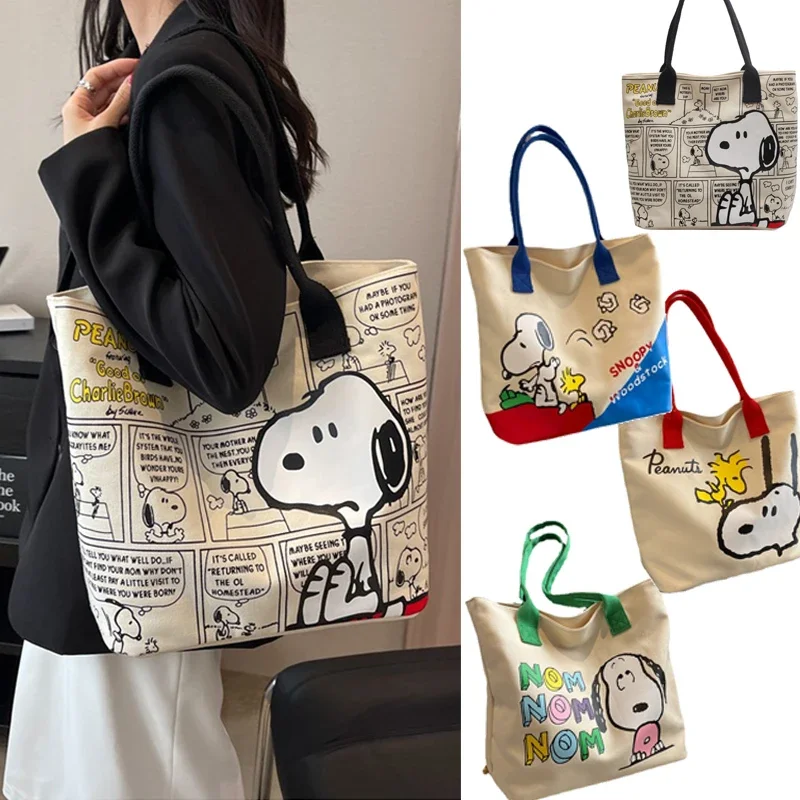Snoopy-Women-Canvas-Tote-Bag-Fashion-Ladies-Casual-borsa-a-tracolla ...