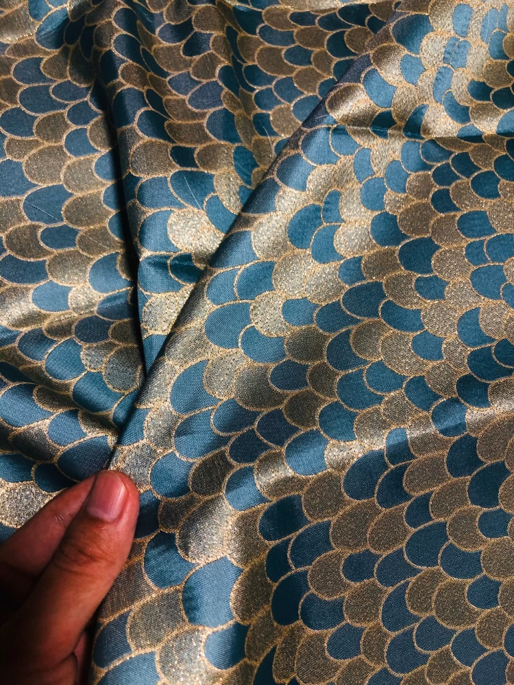 Tecido-Jacquard-de-brocado-para-design-de-roupas-Costura-DIY-Tecidos-de ...