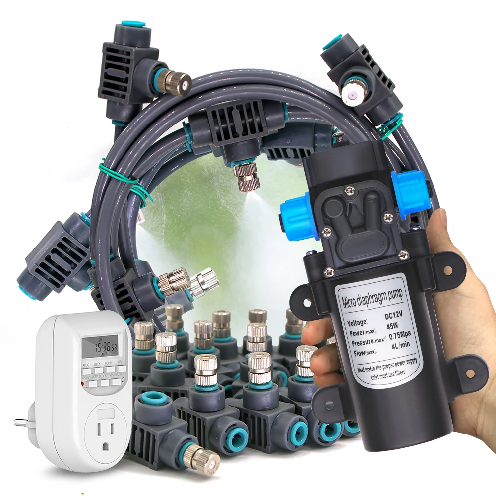 45W-0-3MM-Quick-Connecting-Mist-Cooling-System-Self-priming-Pump-Kit ...