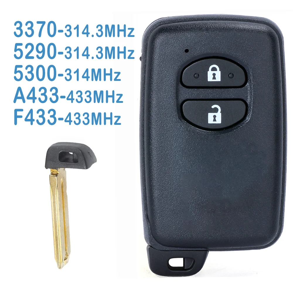 271451-3370-5300-5290-F433-A433-Auto-Smart-Remote-314-314-3-433MHz ...
