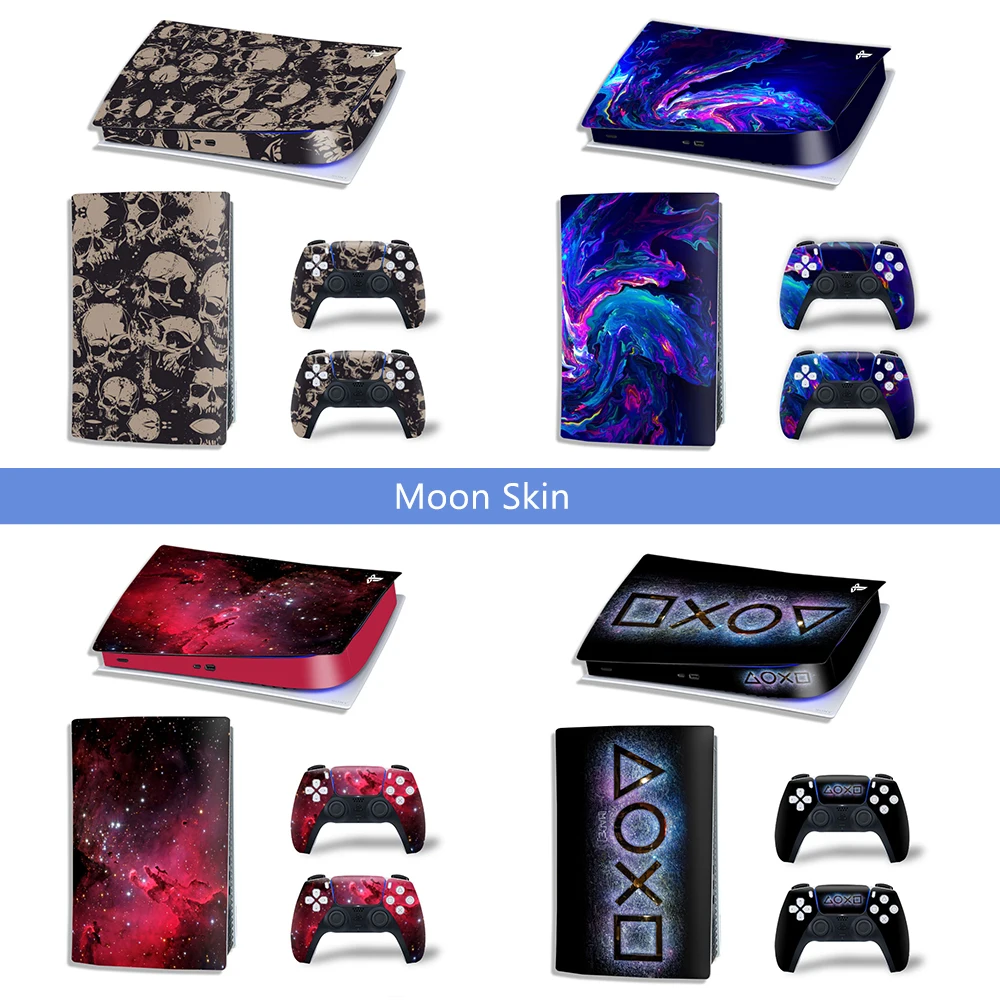 For-PS5-Digital-Skin-Wrap-Protective-Decal-Full-Cover-Game-Accessories ...