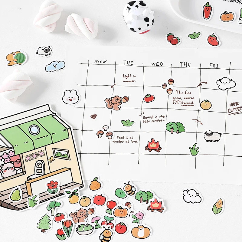 MOhm-pegatinas-de-dibujos-animados-con-tem-tica-de-la-vida-tarjetas ...