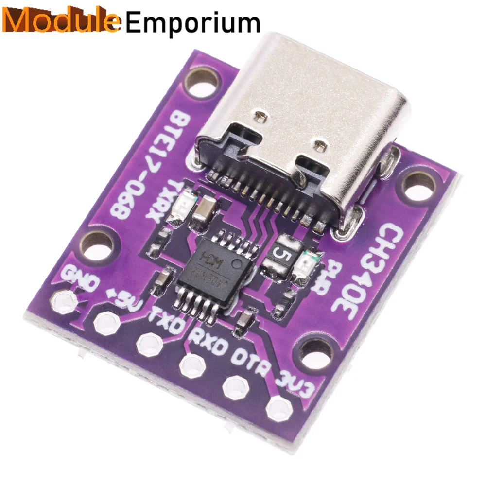 5PCS-CH340E-MSOP10-USB-to-TTL-Serial-Converter-5V-3-3V-Alternative ...