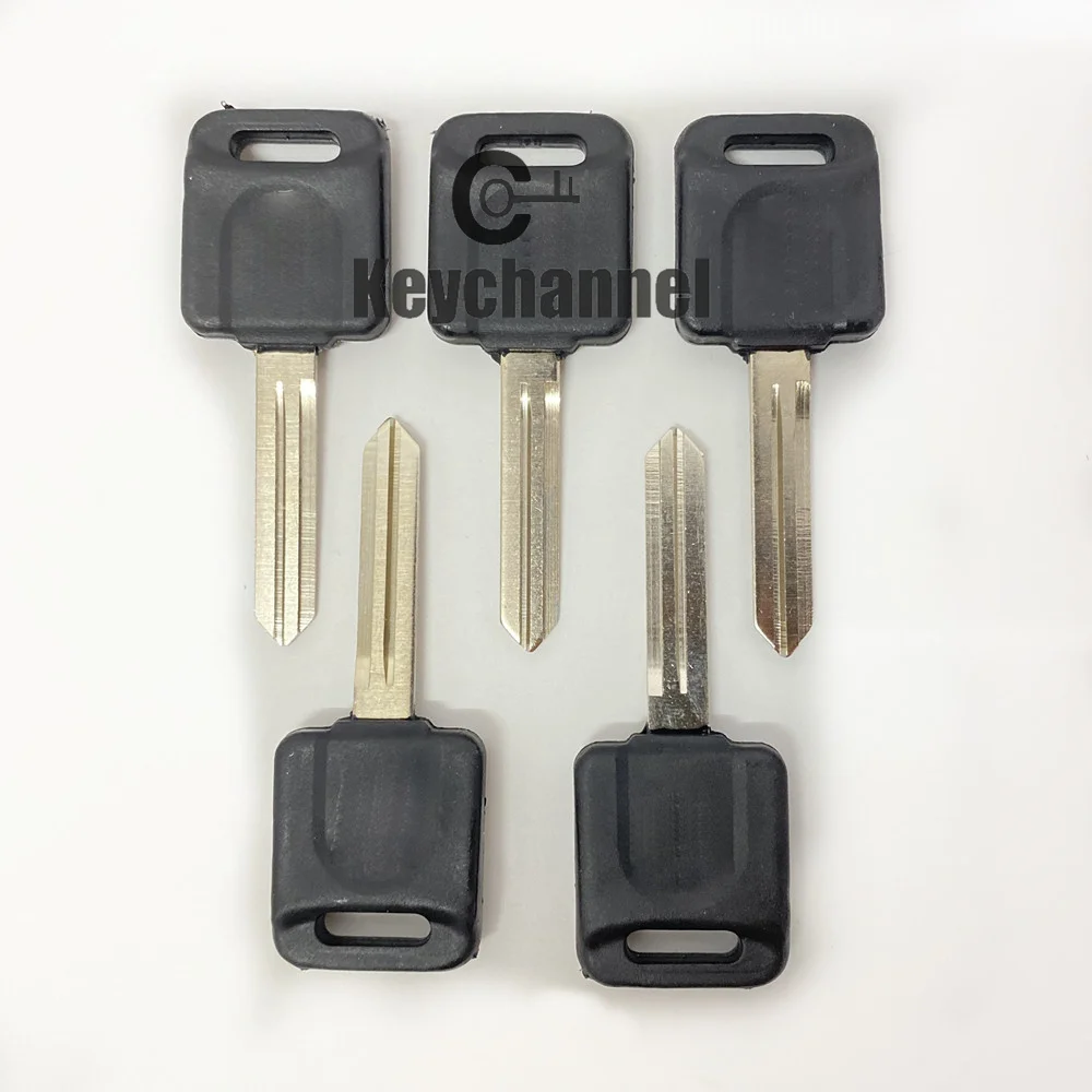 5pcs Nsn14 Car Key Blade Pastic Head Key Blank Door Key For Nissan ...