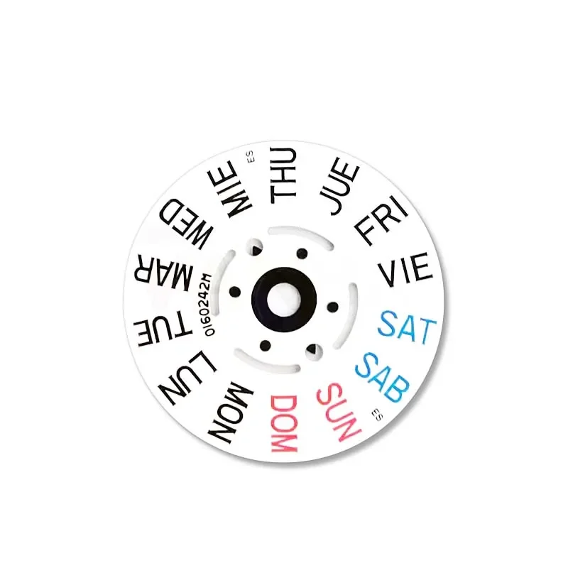 Watch Movement Replacing Spare Parts Calendar Date Day Wheel Disc for ...