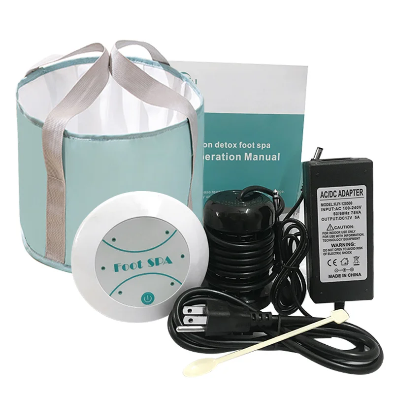 Ionic Detox Foot Bath Massage Machine With Basin Electric Foot Spa Bath ...