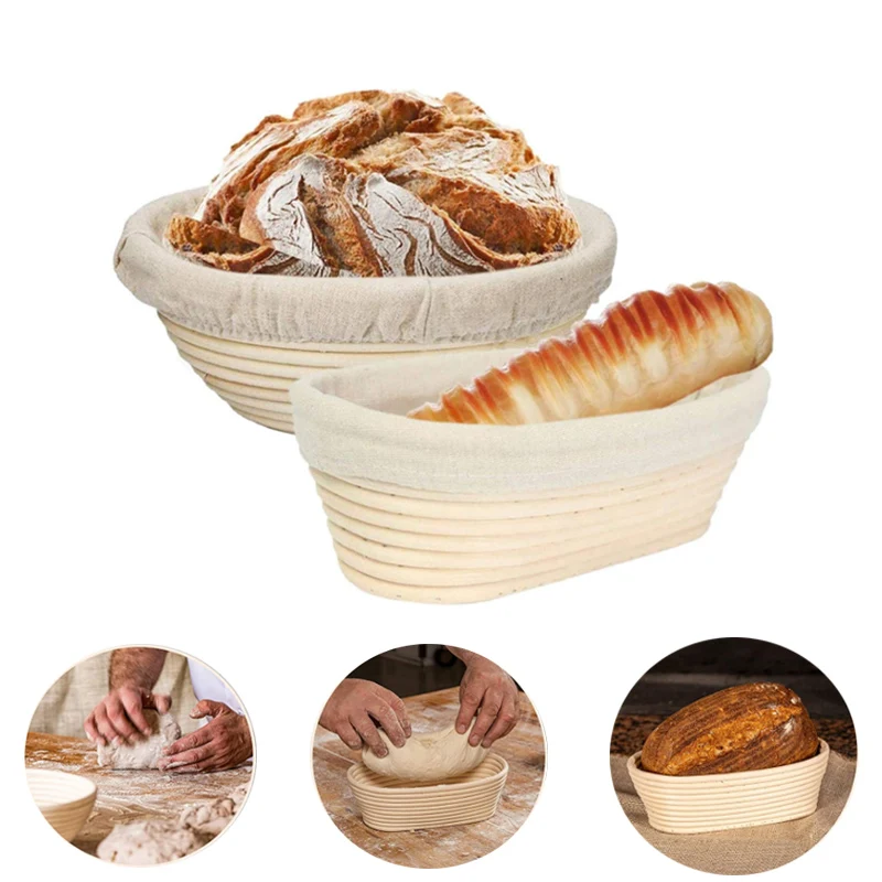 Bread-Fermentation-Basket-Oval-Round-Various-Sizes-Indonesian-Rattan ...