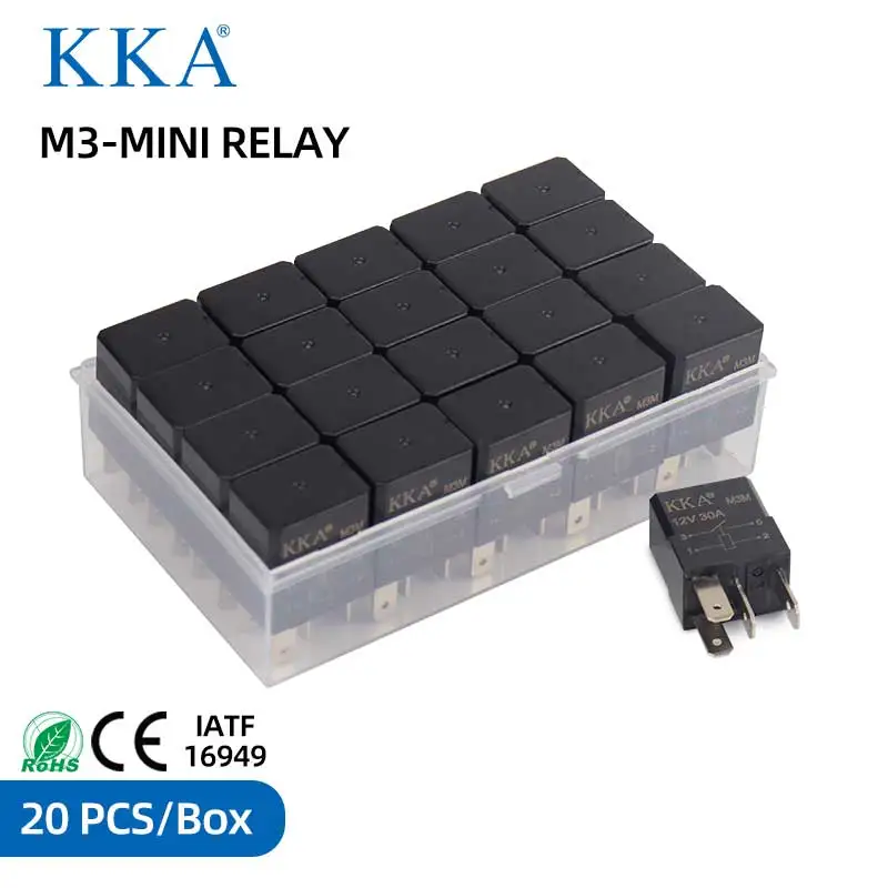[20pcs/Pack] KKA-M3 30A Mini Automotive Relay 12V/24V 4pin/5pin for Car ...