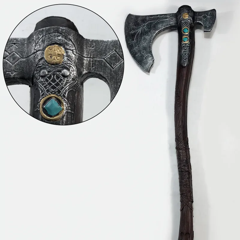 God of War 4 Cosplay War Beast Ghost Axe Prop 1:1 Leviathan Weapon Role ...