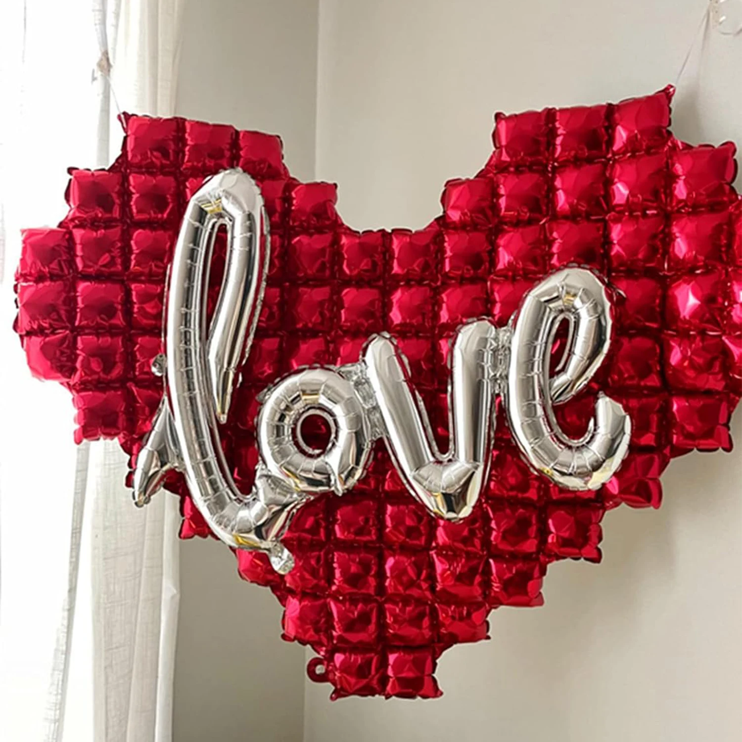 6-piece-set-of-red-love-walls-arranged-for-wedding-rooms-weddings ...