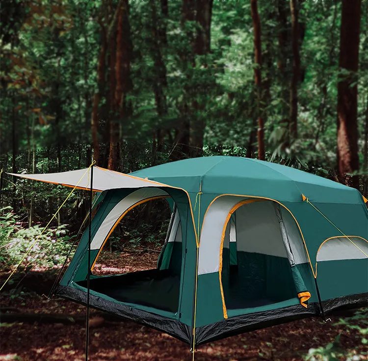 Two-bedroom-Tent-Oversize-for-5-8-Person-Leisure-Camping-Tents-Double ...