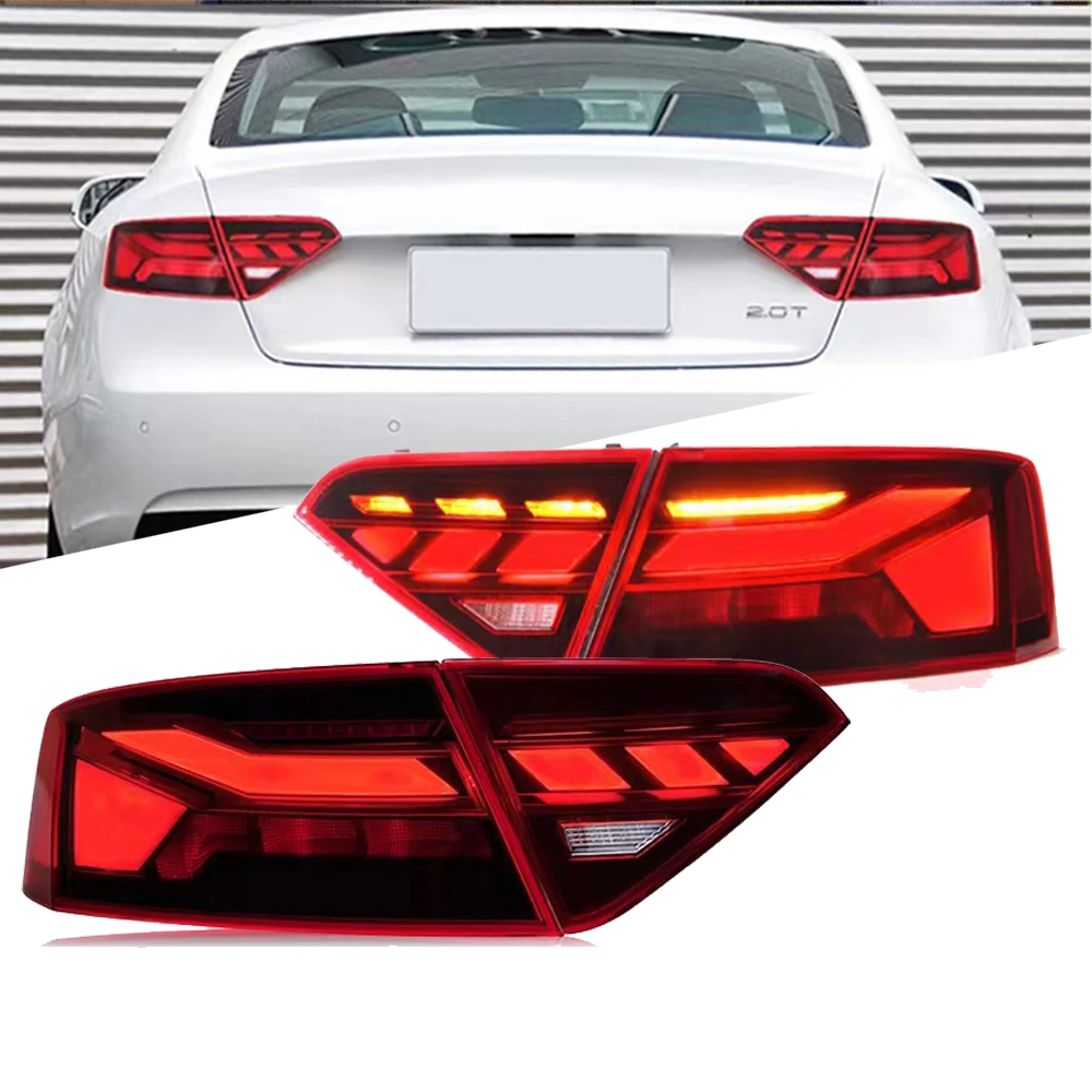 Car-Styling-for-Audi-A5-LED-Taillights-2008-2016LED-Driving-Light-Brake-Light-Sequential-Turn ...