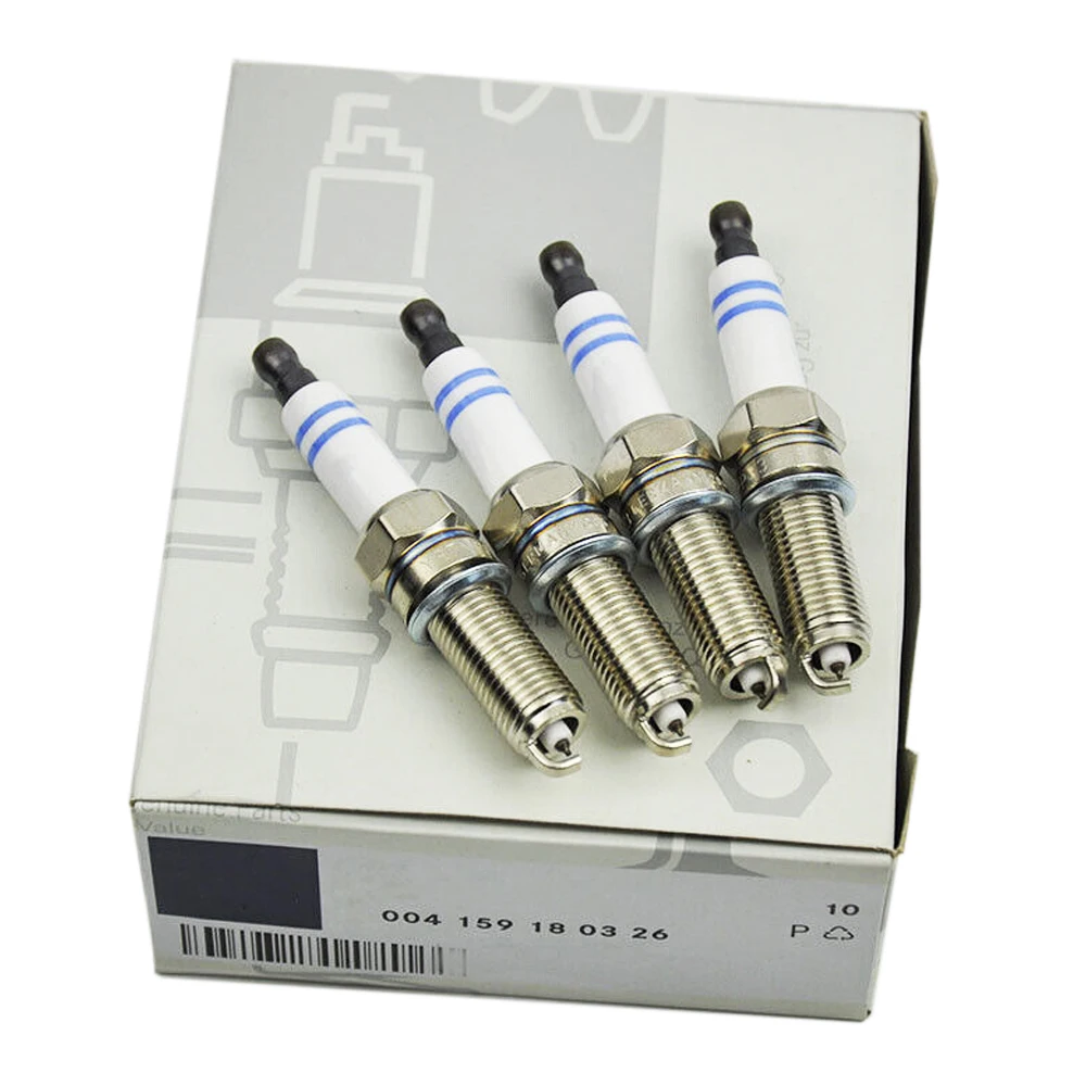 Set-of-4-Spark-Plugs-YR7MPP33-for-Mercedes-Benz-W211-W203-W204-W164 ...