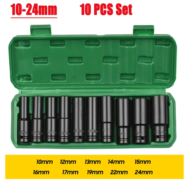 10pcs-1-2-Drive-Metric-Impact-Socket-Set-Universal-Socket-Metric-Drive ...