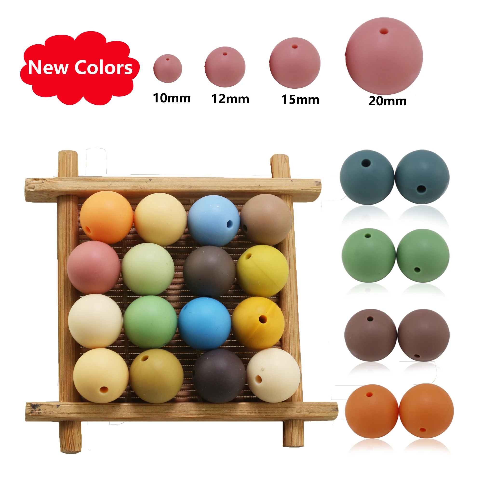 Hot-Selling-100Pcs-Round-Silicone-Beads-10mm-12mm-15mm-20mm-Baby ...