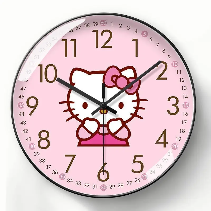Hello kitty-reloj silencioso de estilo occidental para habitación de ...