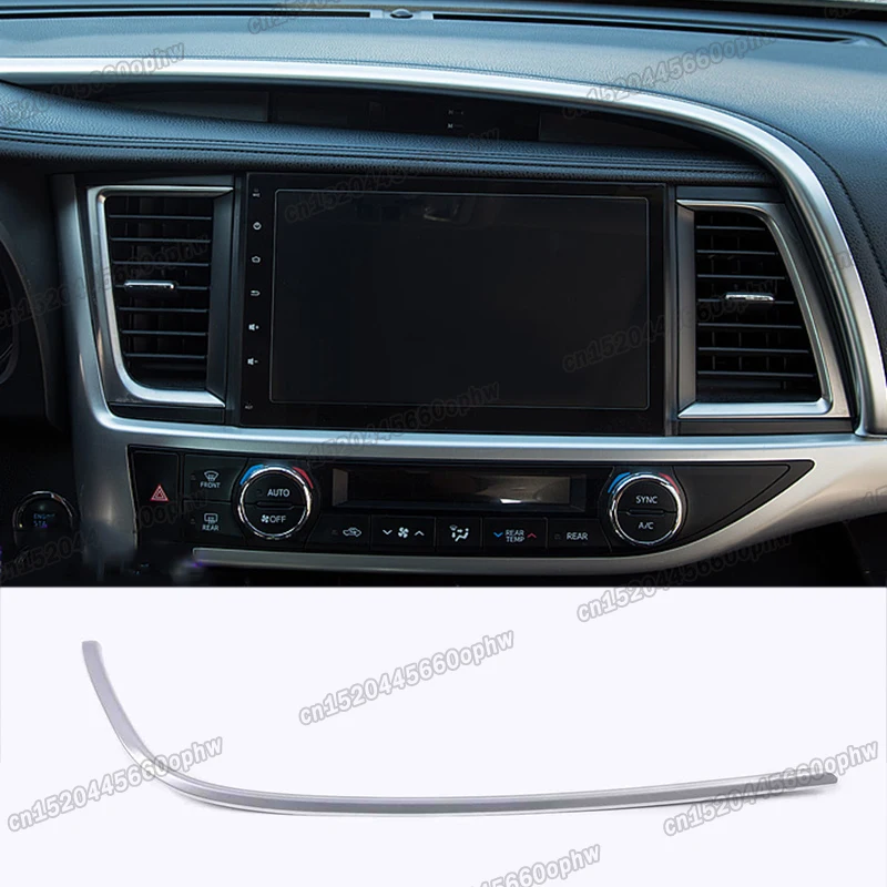Car Dashboard Navigation GPS Frame Trims for Toyota Highlander 2013 ...