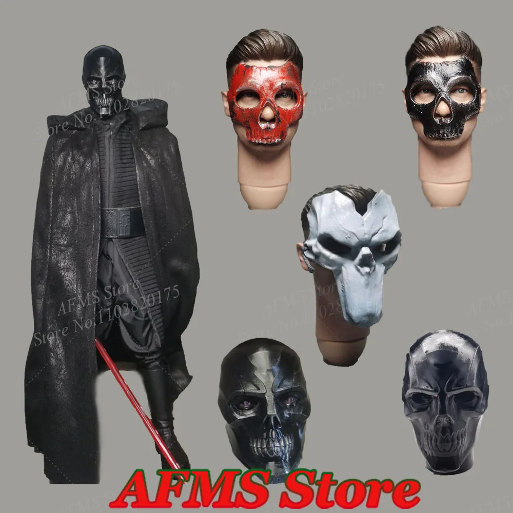 1-6-Schaal-Verzamelobjecten-Figuur-Schedel-Masker-Hoofd-Sculptuur-Star ...