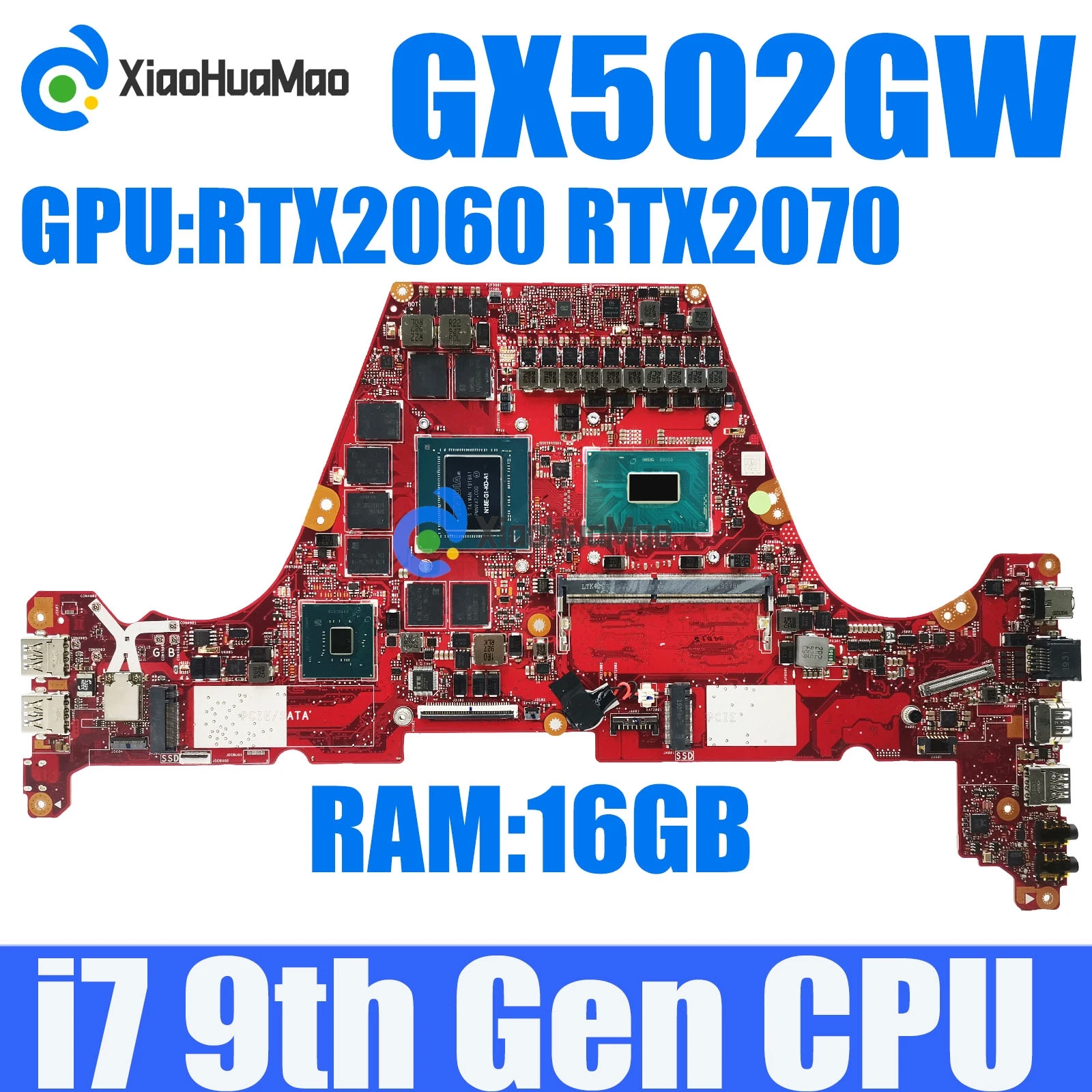 GX502GV-With-i7-9750H-CPU-16GB-RAM-RTX2060-RTX2070-Laptop-Motherboard ...