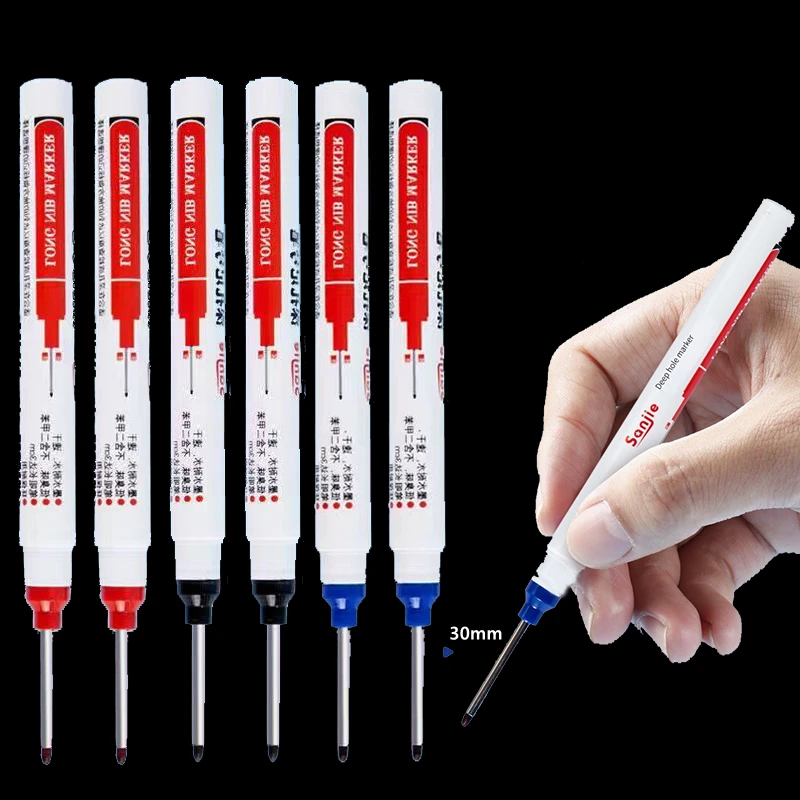 30mm Long Head Marker Pens Bathroom Ceramic Glazed Tile Woodworking ...