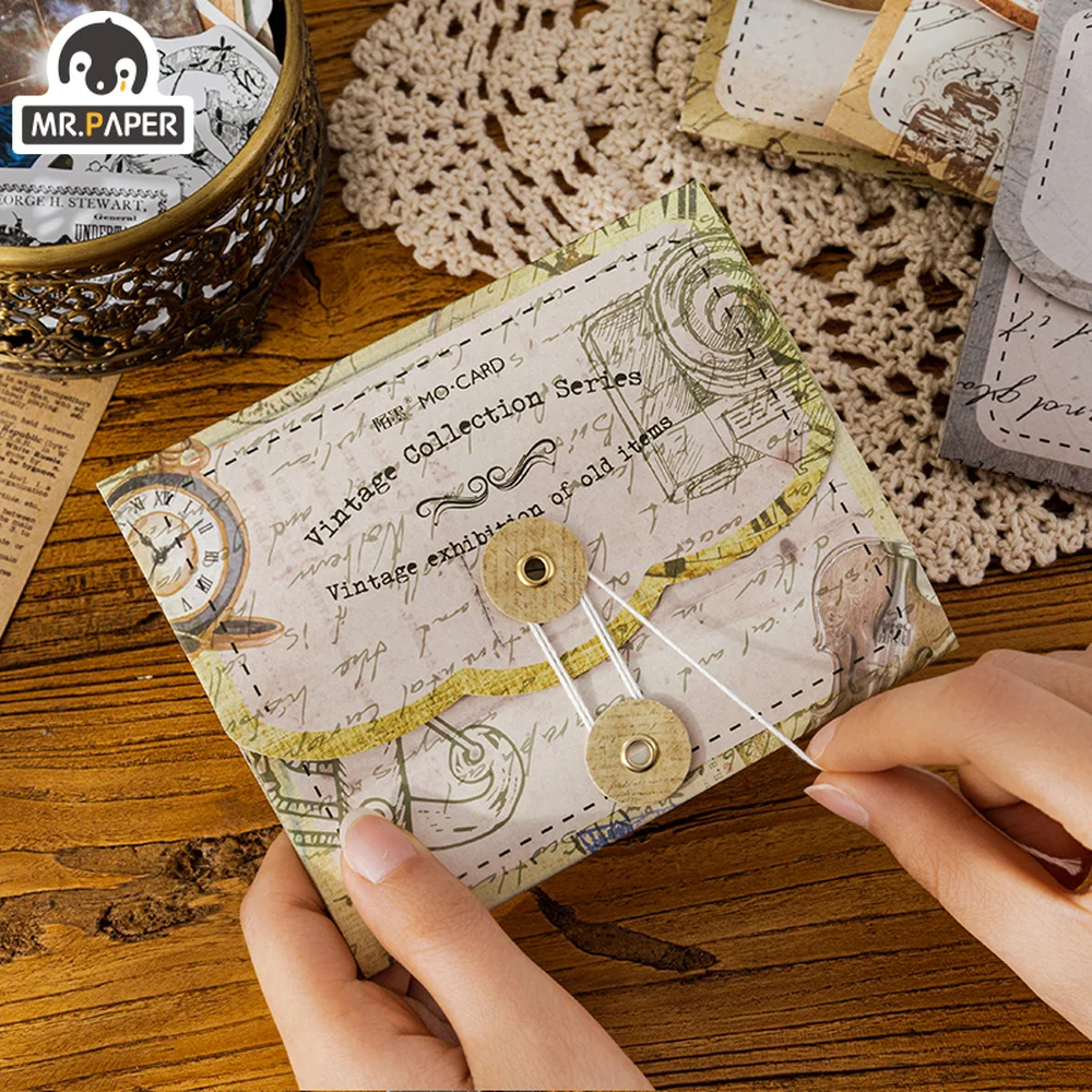 Mr.paper 6 Styles 150pcs/bag Vintage Botanical Stickers Art Paintings ...