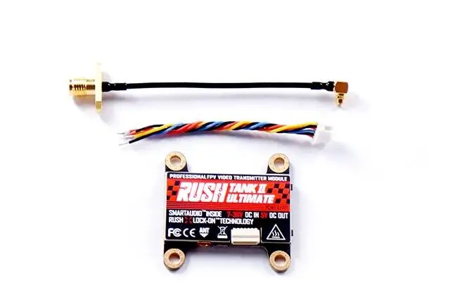 RUSH TANK II V2 Ultimate 5.8GHz 30×30 Stackable Raceband PIT/25-800mW ...