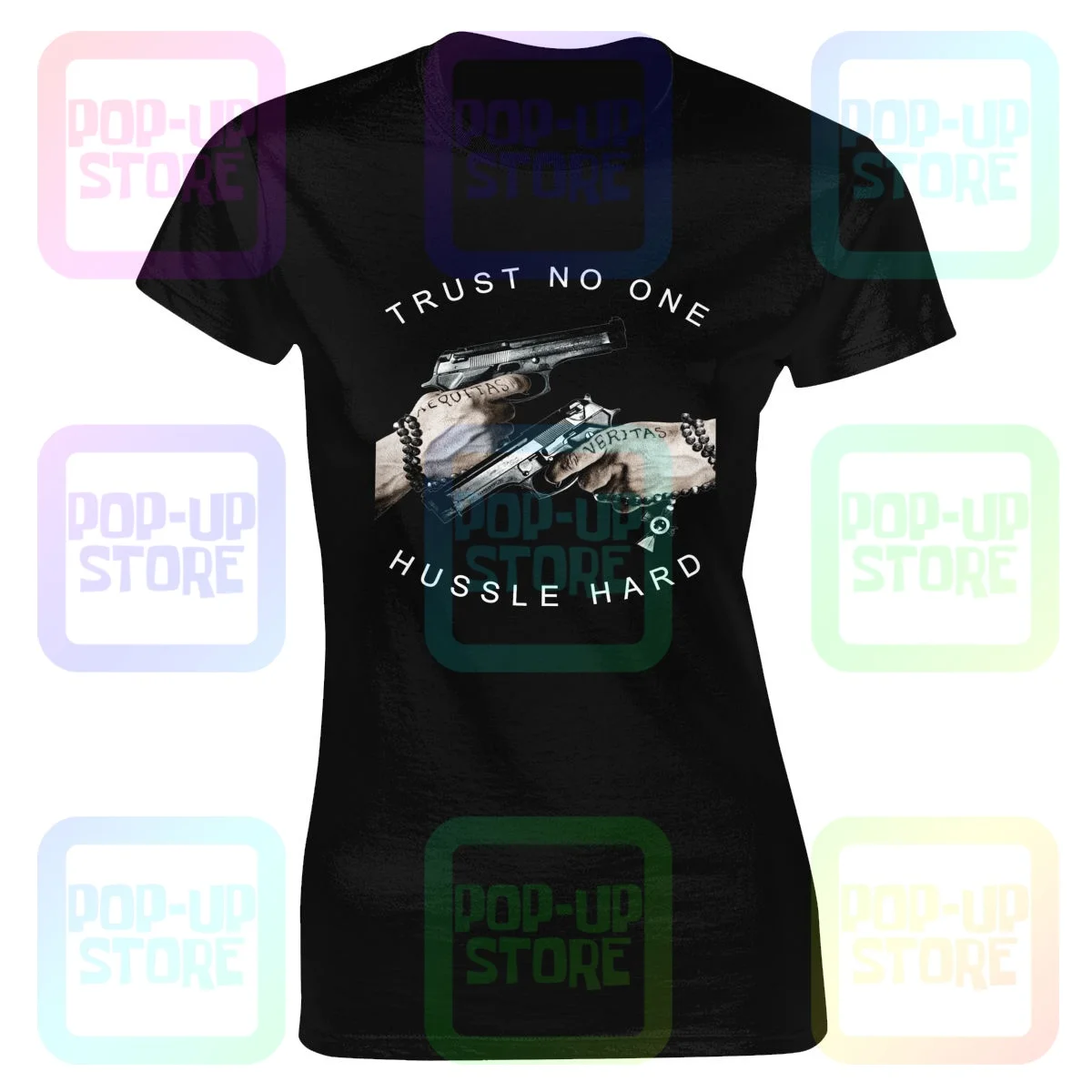 Trust-No-One-Russian-Mafia-Tattoo-Sicario-Hitman-Women-T-shirt-Lady ...