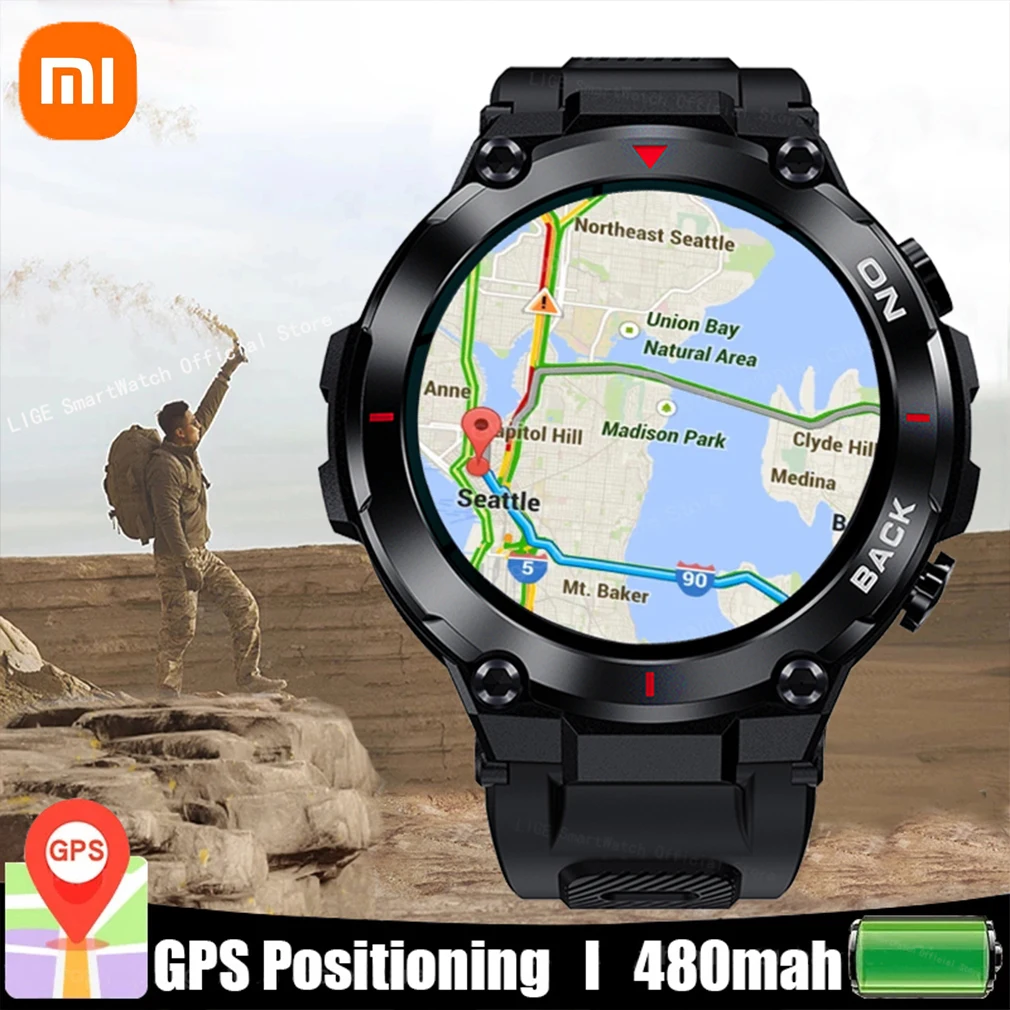 Xiaomi New Gps Position Smart Watch Military Outdoor Sport Fitness ...