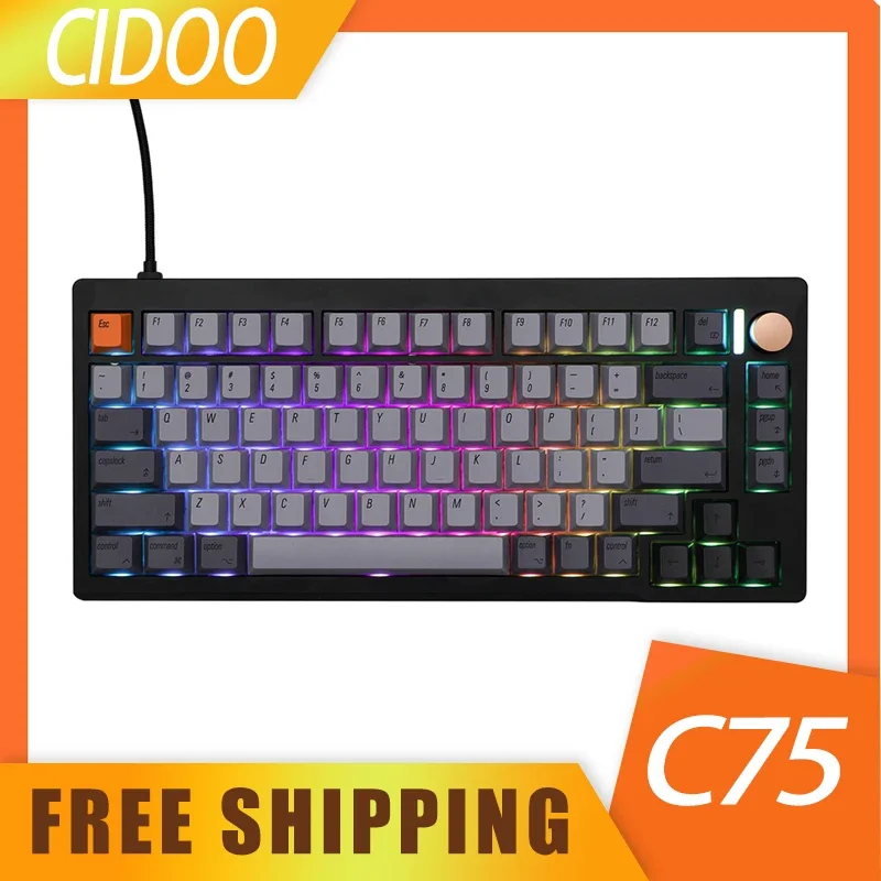 Cidoo-C75-Keyboard-Magnetic-Axis-75-Aluminium-Alloy-Keyboard-Rgb ...