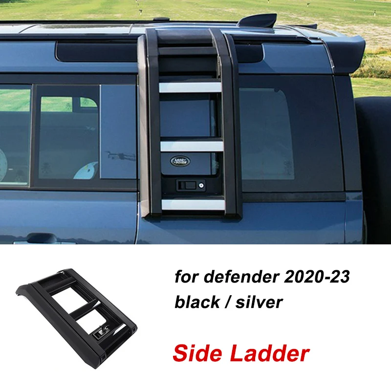Roof-Racks-Boxes-for-Land-Rover-Defender-90-110-2020-2023-Side-Ladder ...