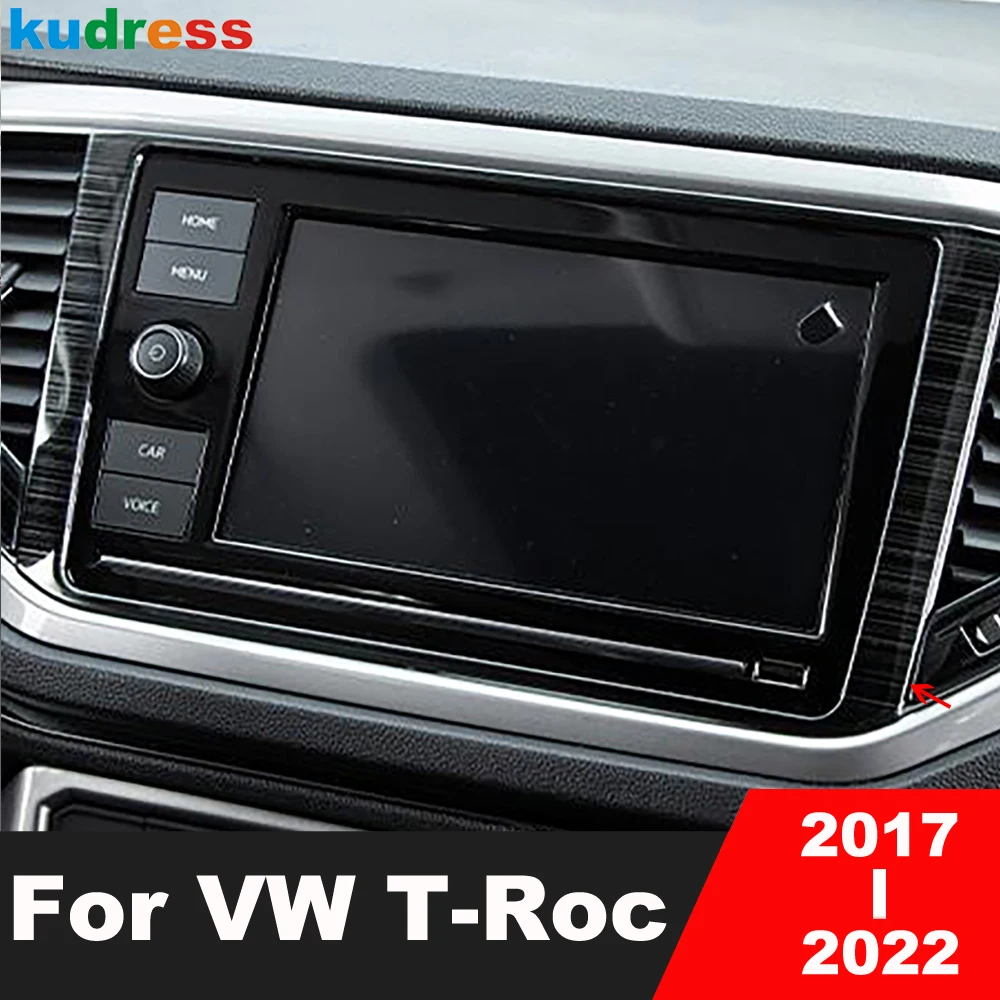 For Volkswagen VW T Roc TROC 2017 2020 2021 2022 Stainless Interior GPS ...