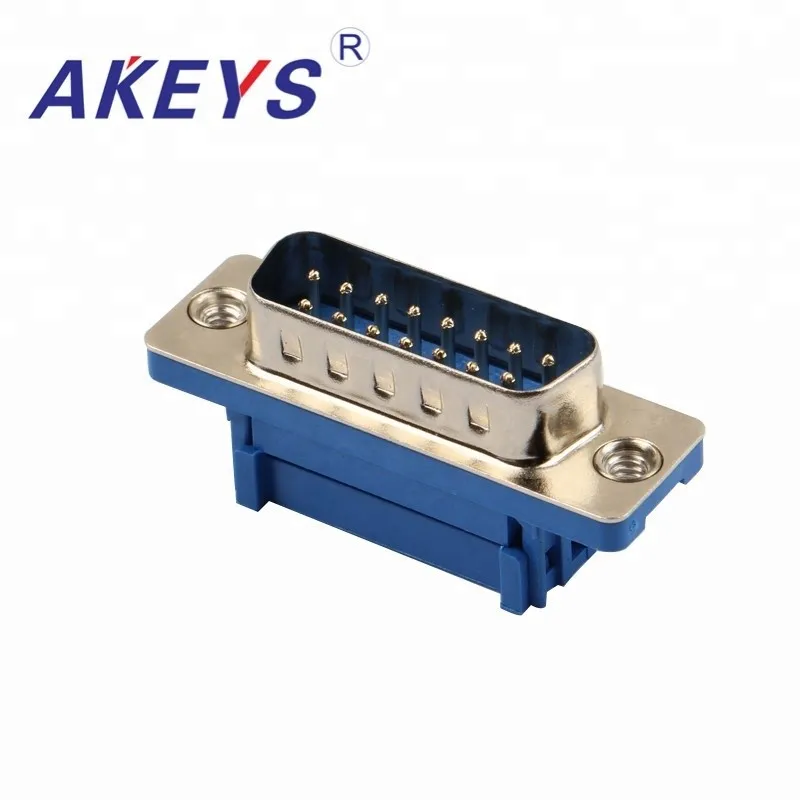 10PCS Computer Interface DB15 Pressure Line Type Blue Core VGA ...